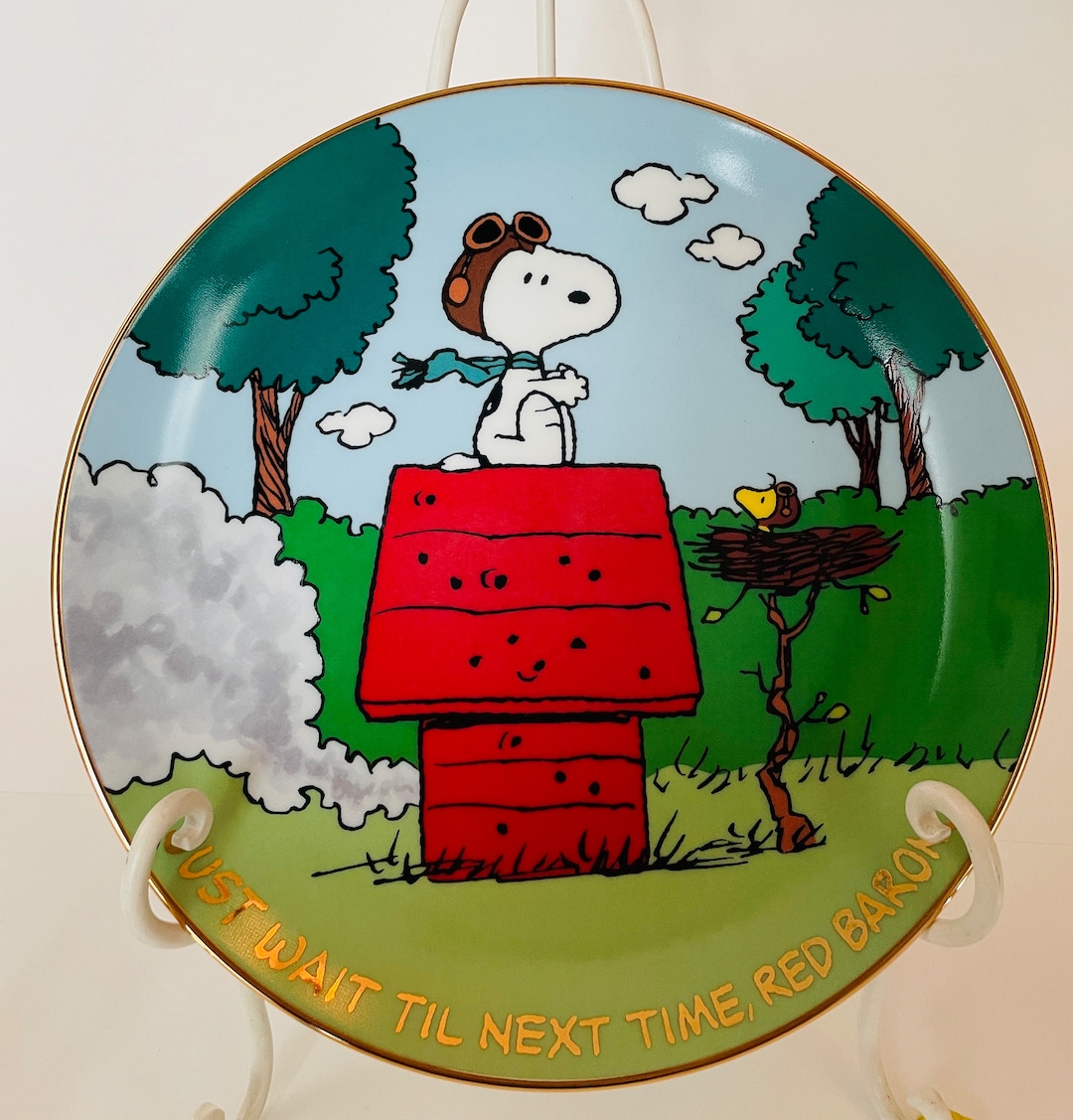 PEANUTS Snoopy Magical Moments Collector Plates | Danbury Mint - Etsy
