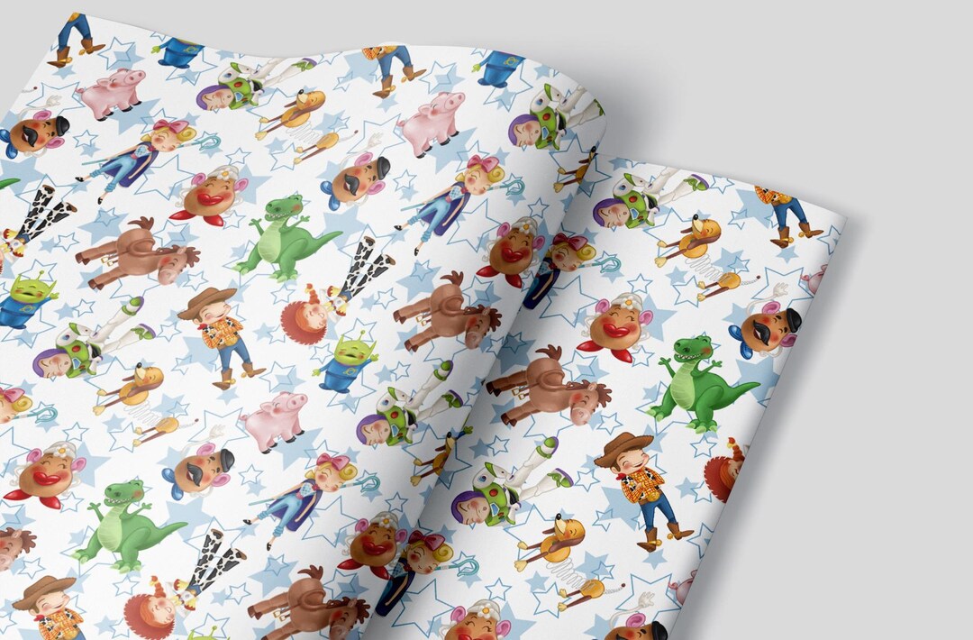 Toy Story Wrapping Paper Sheets Set of 3 Sheet Disney Buzz Lightyear ...