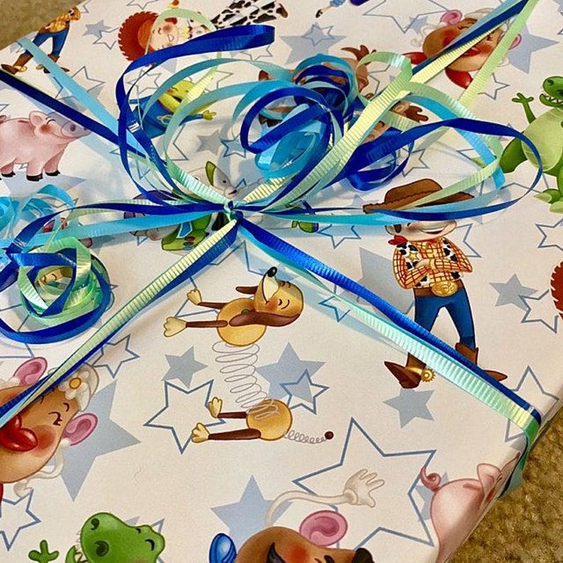 Toy Story Wrapping Paper Sheets Set of 3 Sheet Disney Buzz Lightyear ...