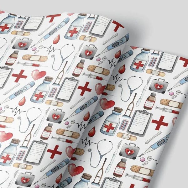 Doctors Wrapping Paper - Etsy