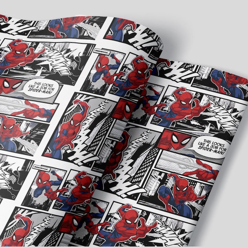 Spider Man Wrapping Paper - Etsy