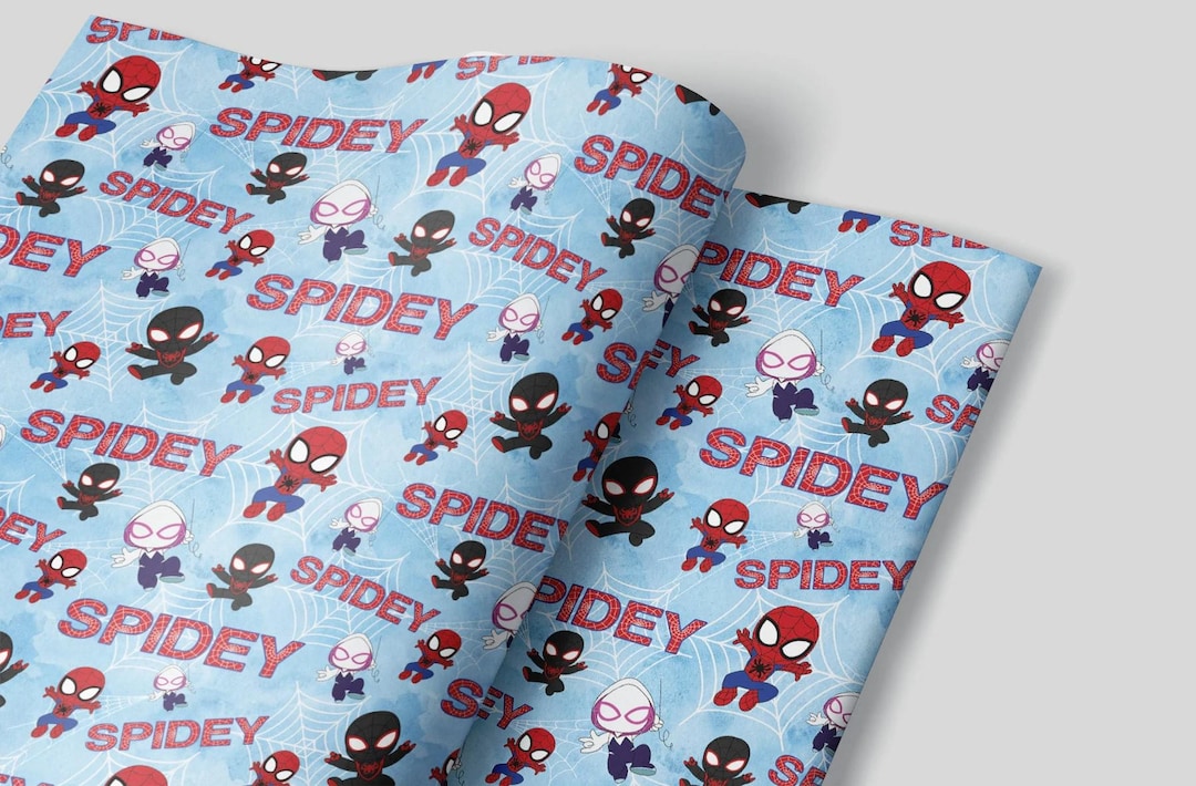 Spidey Wrapping Paper Sheets - Set of 3 Sheets Spidey and His Amazing ...