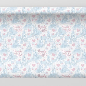 Disney Castle Wrapping Paper Sheets - Set of 3 Sheets- Happily Ever ...