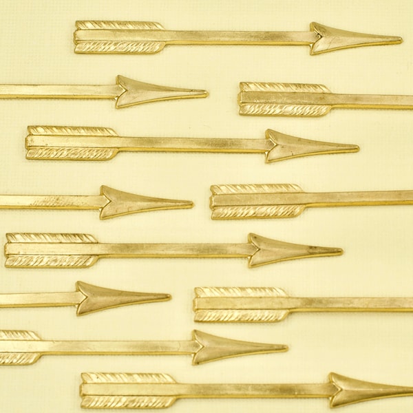 Brass Arrows - Etsy