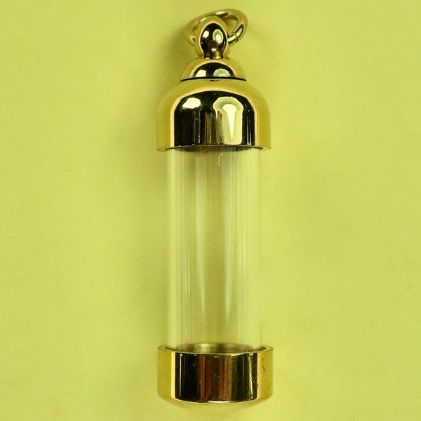 Glass Vial Pendant - Etsy