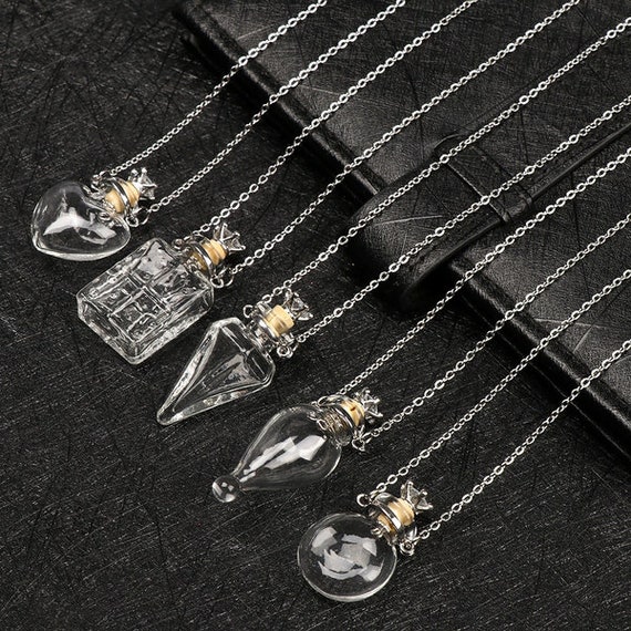 Etsy vial necklace store