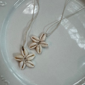 Cowrie Flower Necklace Cowrie Shell Necklace Flower Shell Necklace ...