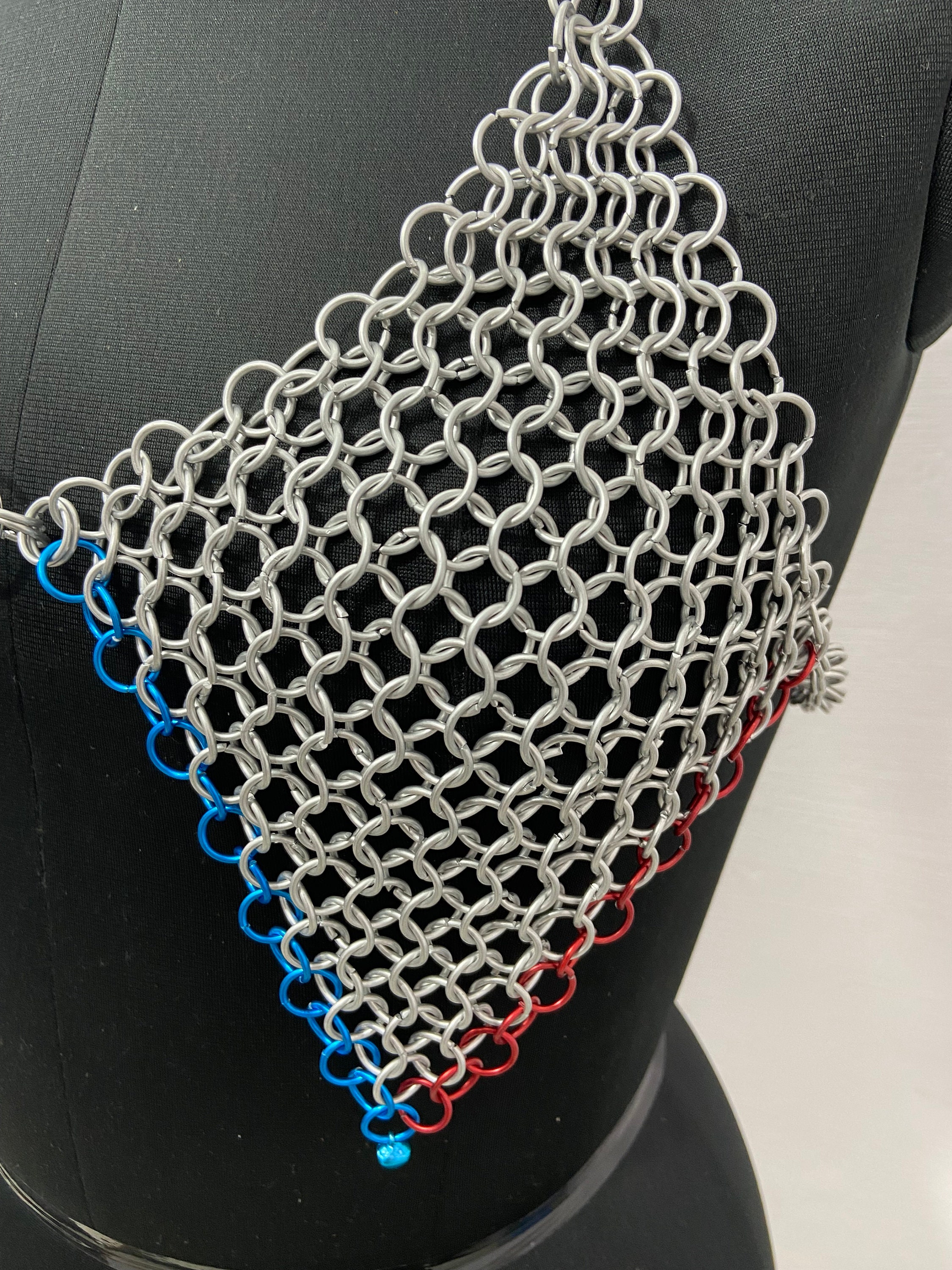 Medieval Fantasy Chainmail Crop Halter Top for Women Body Stylish Bra ...