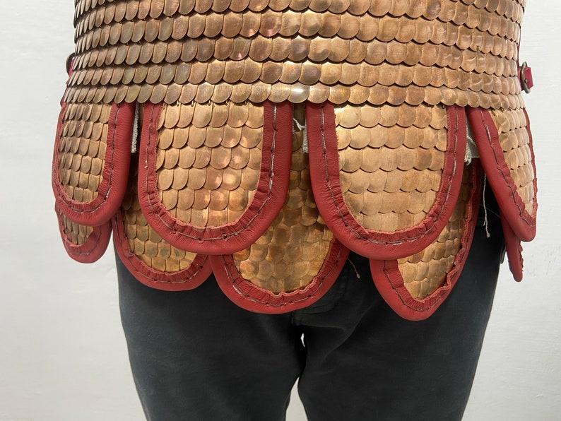 Bronze Scale Squamata scale Armor With Doubler & Double Pteruges Re ...