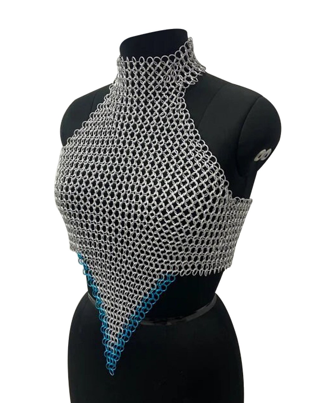 Aluminum Butted Chainmail Halter Top / Bra Made With High Quality ...