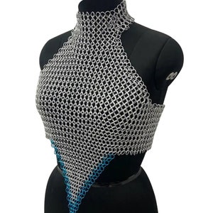Aluminum Butted Chainmail Halter Top / Bra Made With High Quality ...