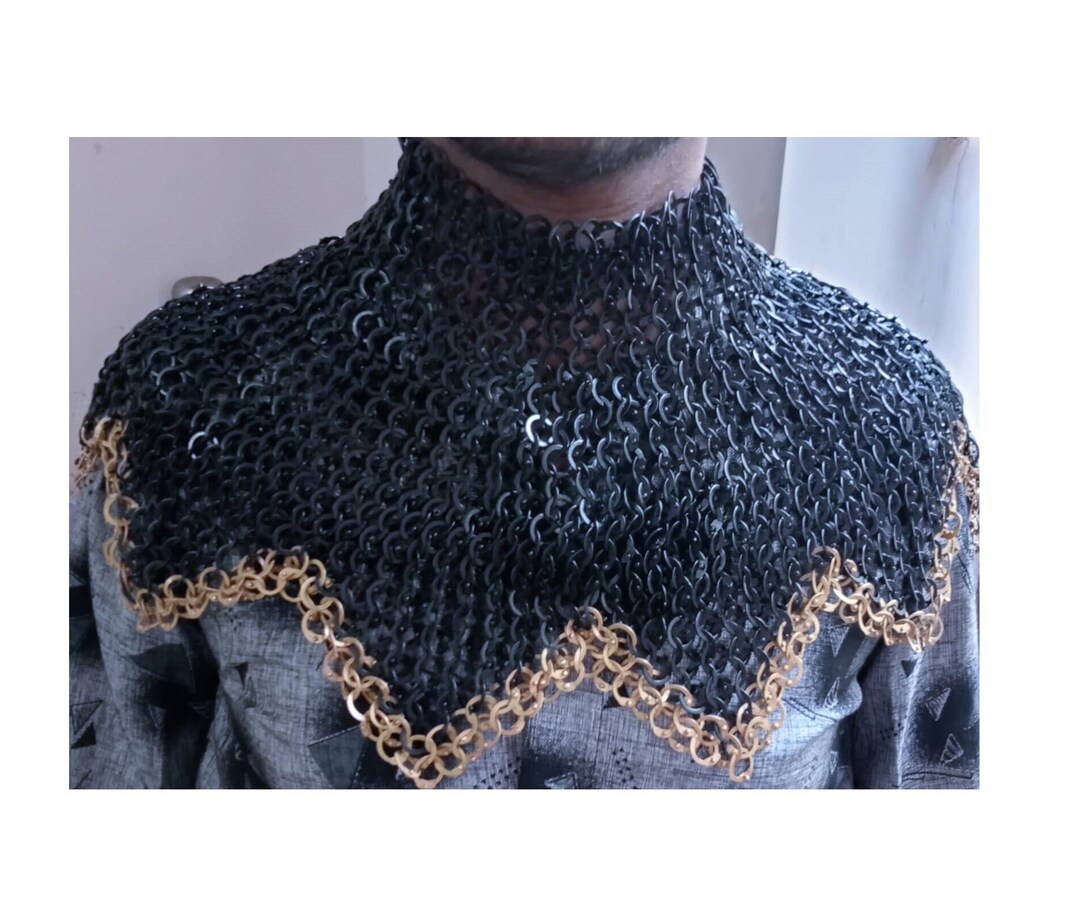 Chainmail Av Entail Flat Ring Riveted With Washer Brass Rings Mild ...