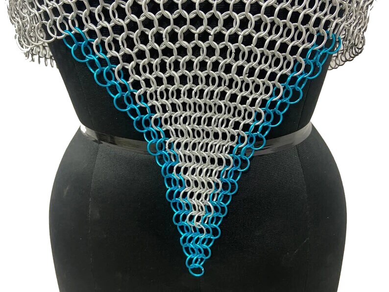 Aluminum Butted Chainmail Halter Top / Bra Made With High Quality ...