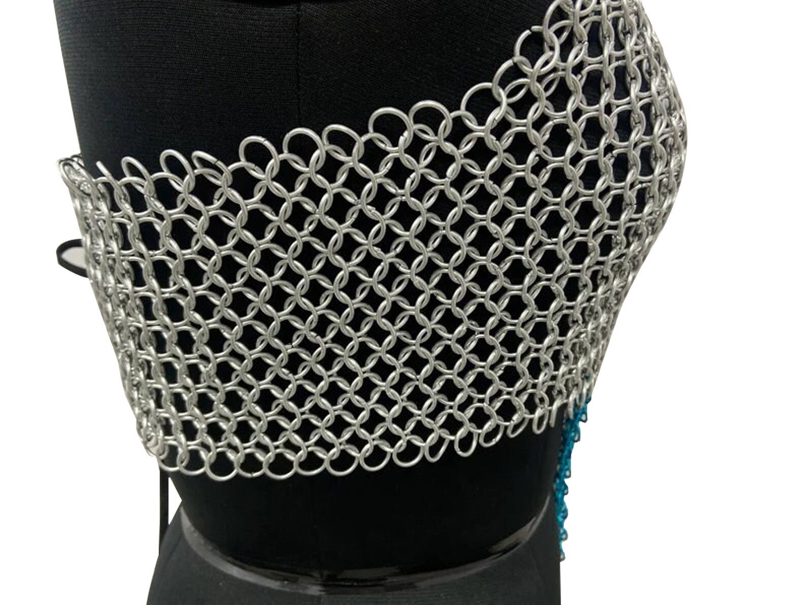 Aluminum Butted Chainmail Halter Top / Bra Made With High Quality ...