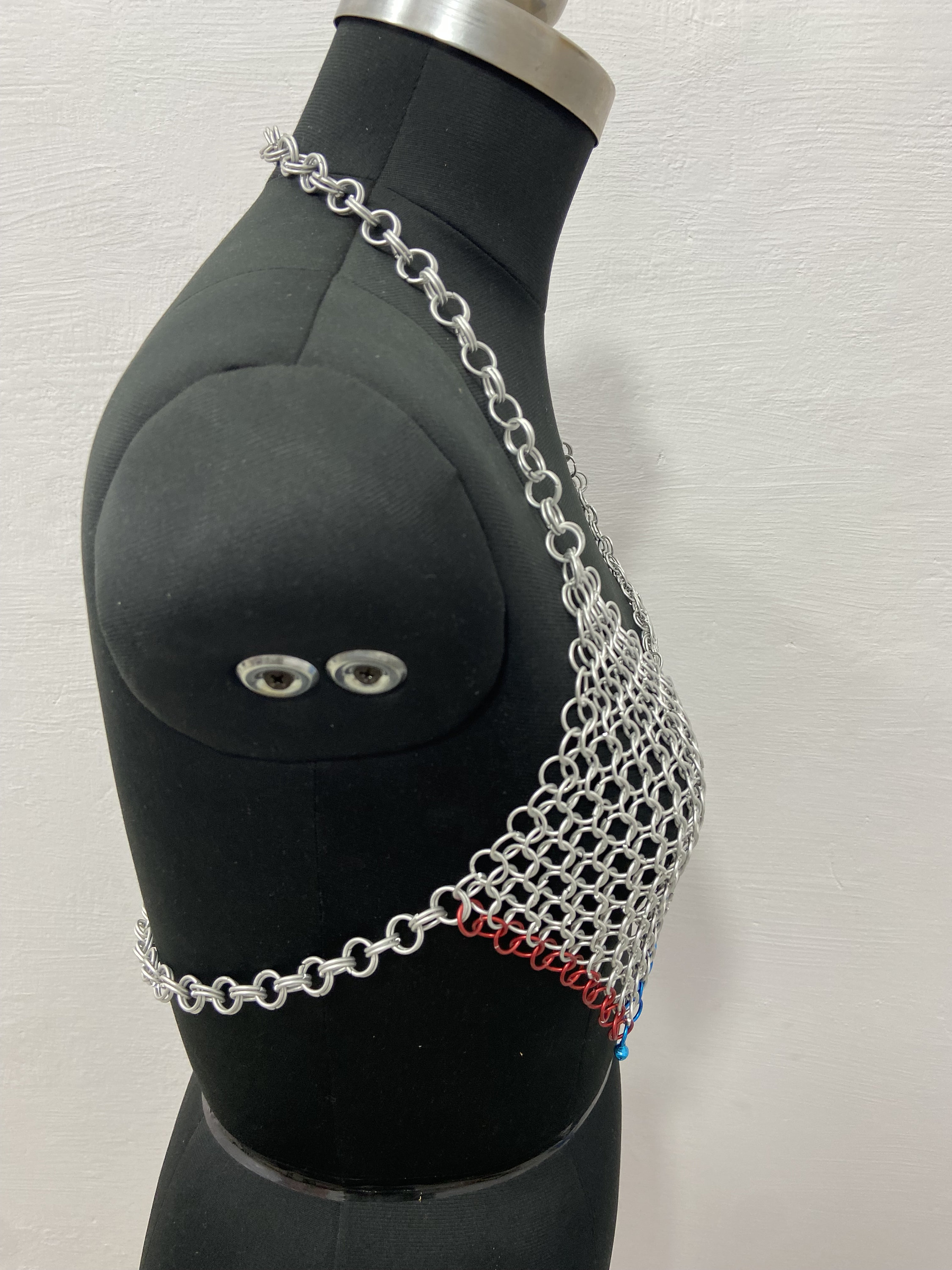 Medieval Fantasy Chainmail Crop Halter Top for Women Body Stylish Bra ...