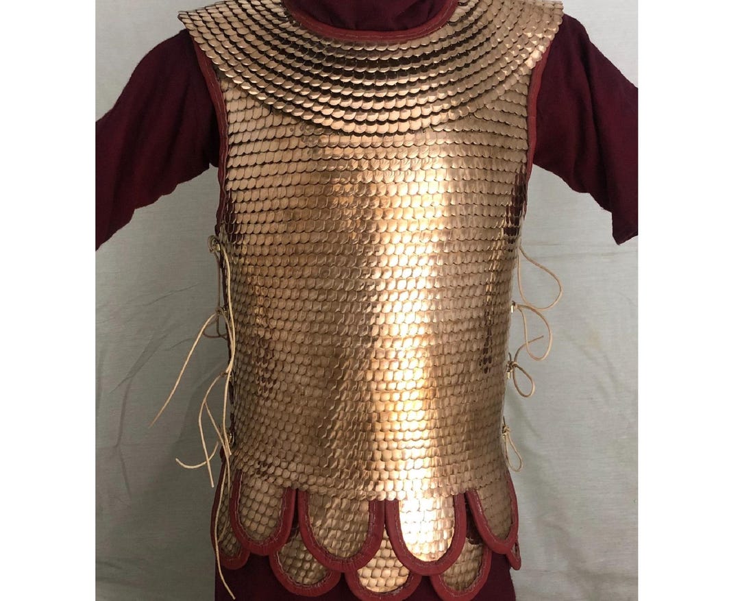Bronze Scale Squamata scale Armor With Doubler & Double Pteruges Re ...