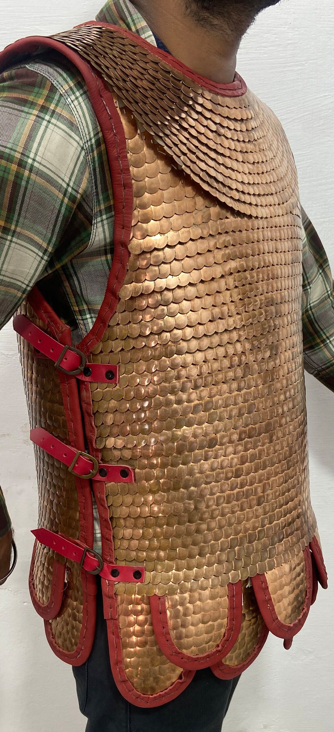 Bronze Scale Squamata scale Armor With Doubler & Double Pteruges Re ...