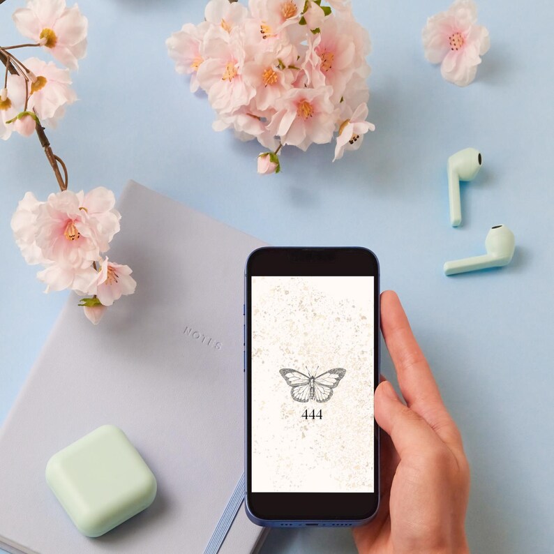 444 Butterfly Phone Wallpaper - Etsy