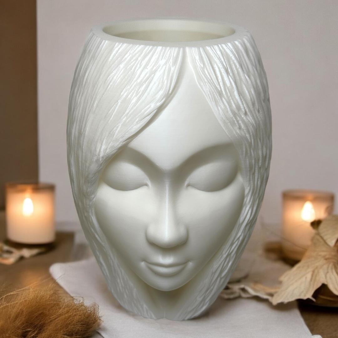 Modern Face Vase: Artistic Home Decor Head Planter - Etsy