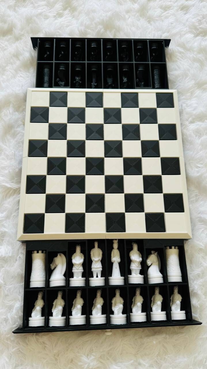 Chinese Chess Set: Unique PLA Matte Design With Storage Drawers - Etsy