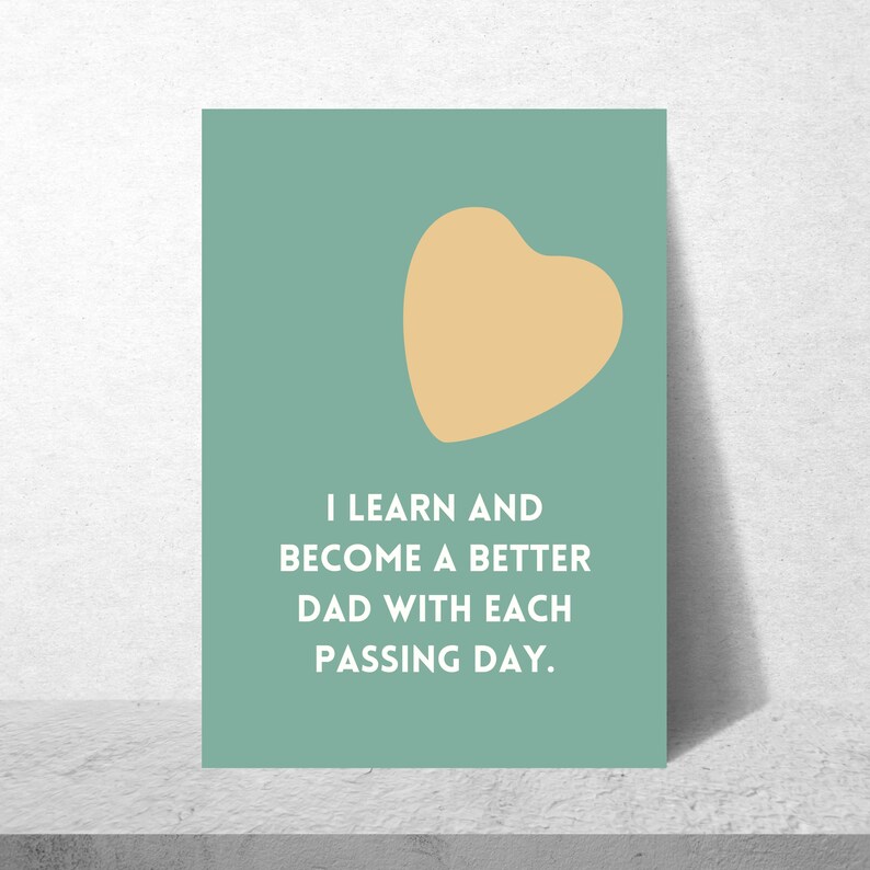 40 Dad Positive Affirmations Cards to Boost Confidence and Reduce ...