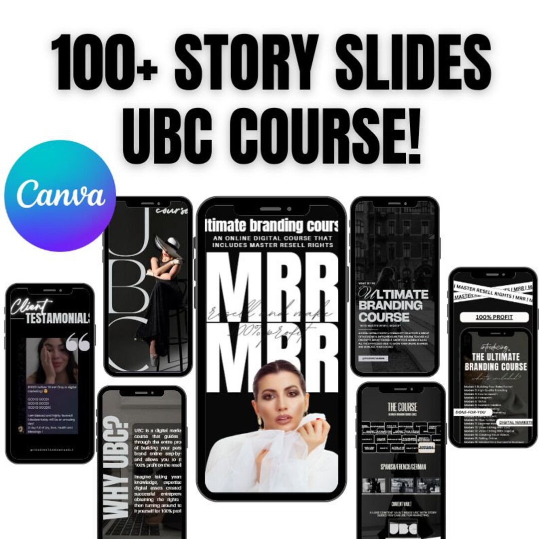 UBC Course Story Slides Done for You Social Media Templates Story ...