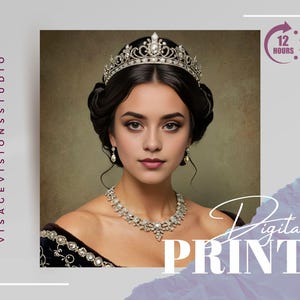 Custom Vintage Queen Portrait From Photo | Renaissance Portrait | Royal ...