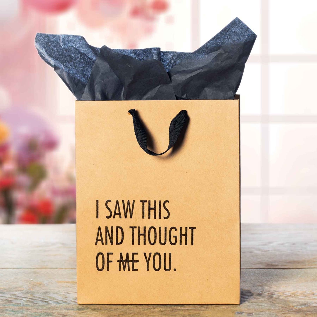 Thought of Me Medium Gift Bag - Etsy