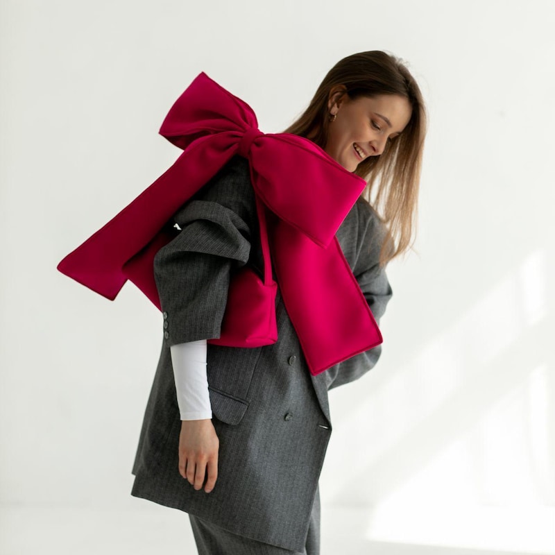 Large Bow Tote - Etsy UK