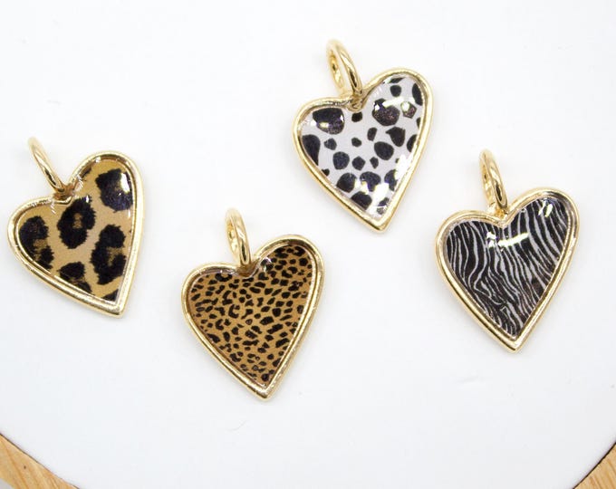 Y2K Emo Zebra Heart Necklace - Etsy