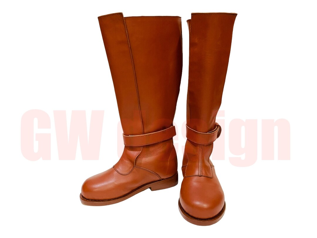 Obi Wan Kenobi Leather Cosplay Halloween Shoes Obi Wan ROTJ Boot ...