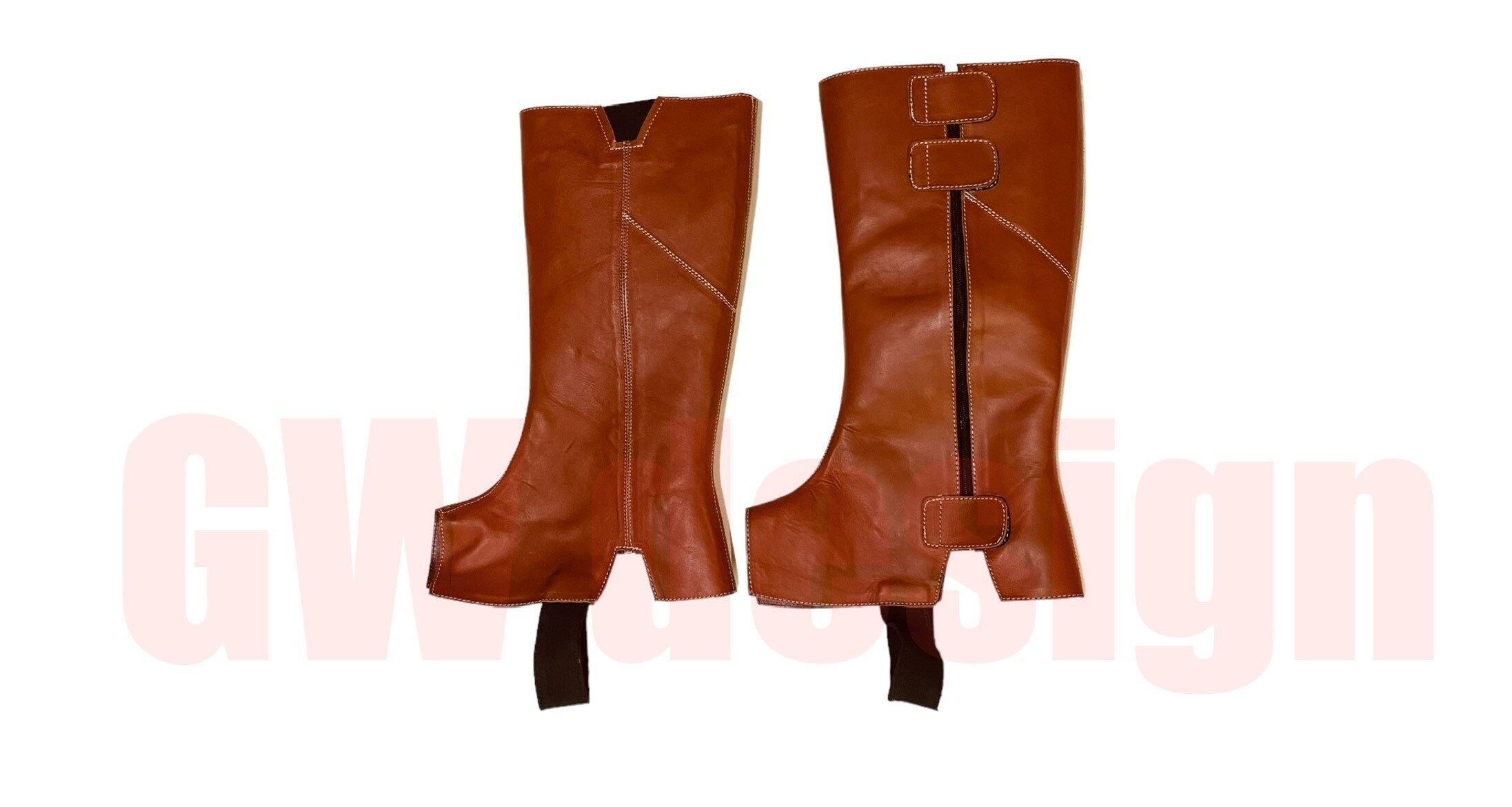 Inspired by Book of Boba Fett Series Leather Leg Wraps Boba Fett Leg ...