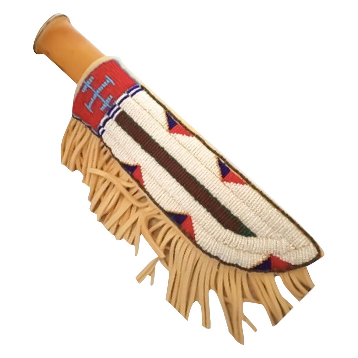Antique Native American Sioux Tribe Leather Knife Cover - Vintage ...