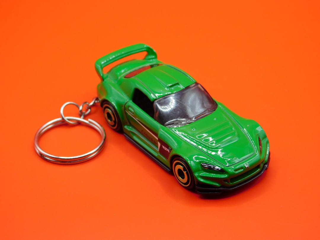Hot Wheels Honda S2000 Green Keychain , Express Worldwide Shipping - Etsy