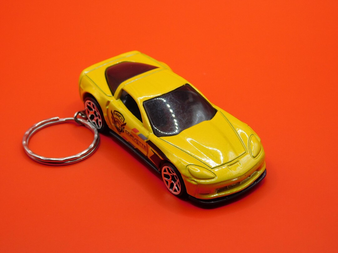 Hot Wheels Corvette Z06 2012 Keychain , Express Worldwide Shipping - Etsy