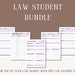 Law Student Bundle | Digital Law School Notes | Law Degree Lecture ...