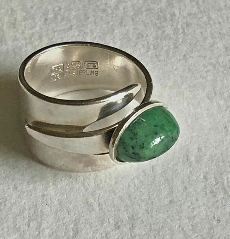 Vintage David Andersen Ring With Turquoise - Etsy