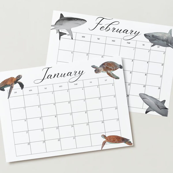 Childrens Calendar - Etsy