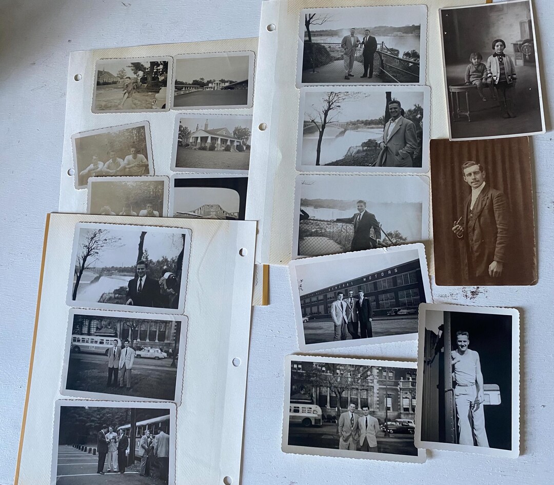 100 VINTAGE PHOTO | Album Pages, Black White Family Love Heirloom Era ...