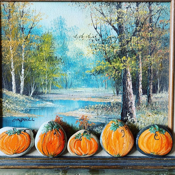 Halloween Pebble Art - Etsy
