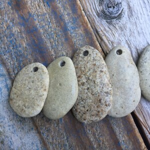 EARTHLY STONES...13 Hand Drilled Beach Stones,diy Paint Stone Art ...