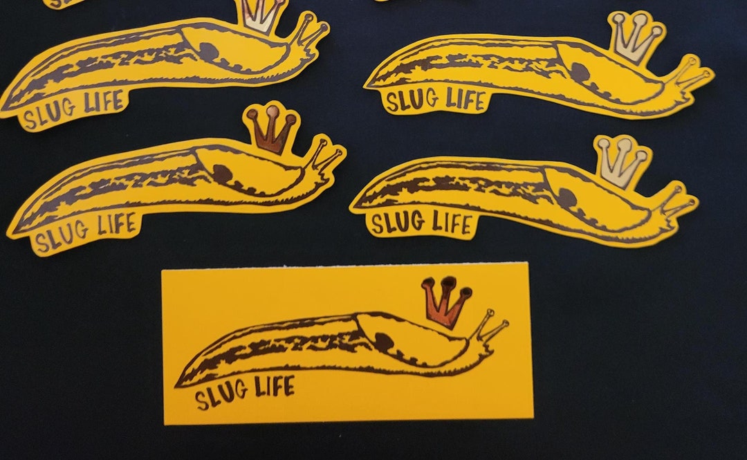 Handmade Slug Life Layered Vinyl Sticker Made in Various Sizes - Etsy