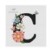 Personalized Letter C Cross Stitch Pattern Floral Embroidery Design ...
