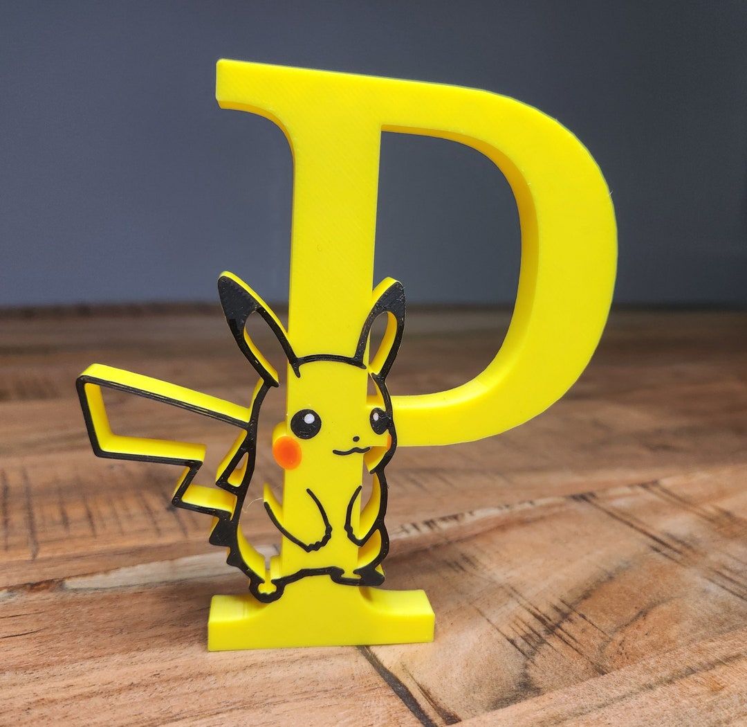 Pokemon Letter, Pokemon Name Custom Alphabet Letters With Adorable ...
