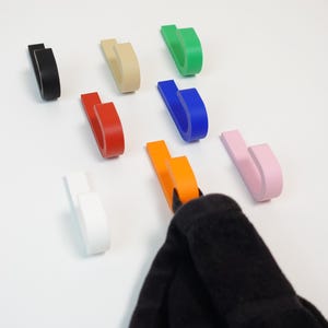 Set of Wall Hooks 17 Colors: Self Adhesive - Etsy