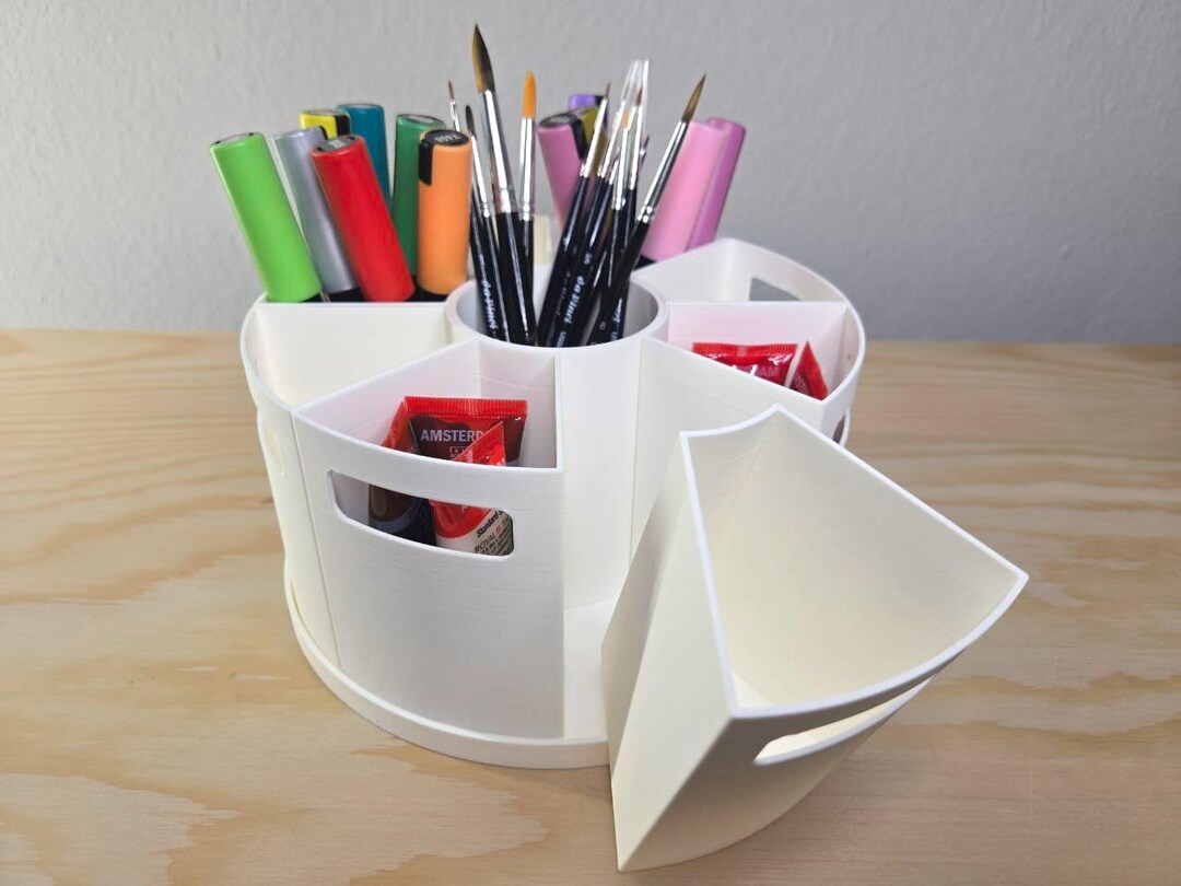 Pencil Organizer Desk Storage Pen Stand Cup Office Writing Utensils ...