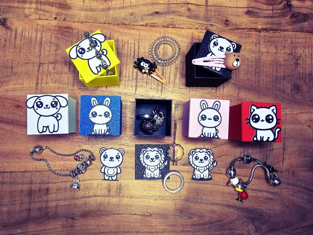 Mini Trinket Boxes Colorful Storage for Jewelry, Gifts, and Tooth Fairy ...