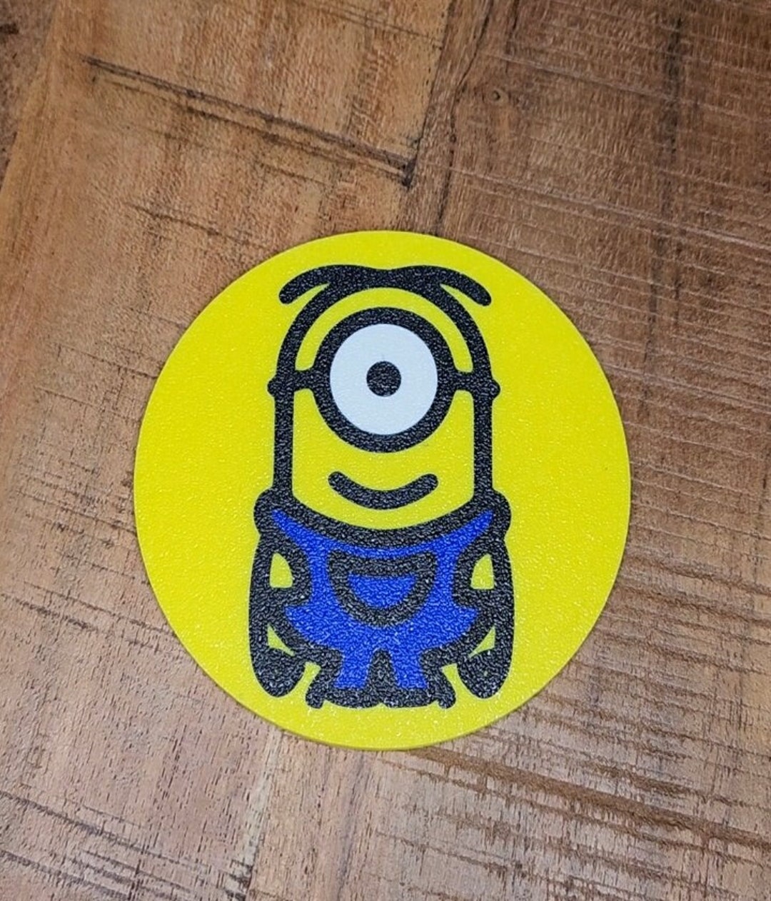Minion Coaster, Cute 3D Printed Minion Drink Coaster, Fun & Durable ...