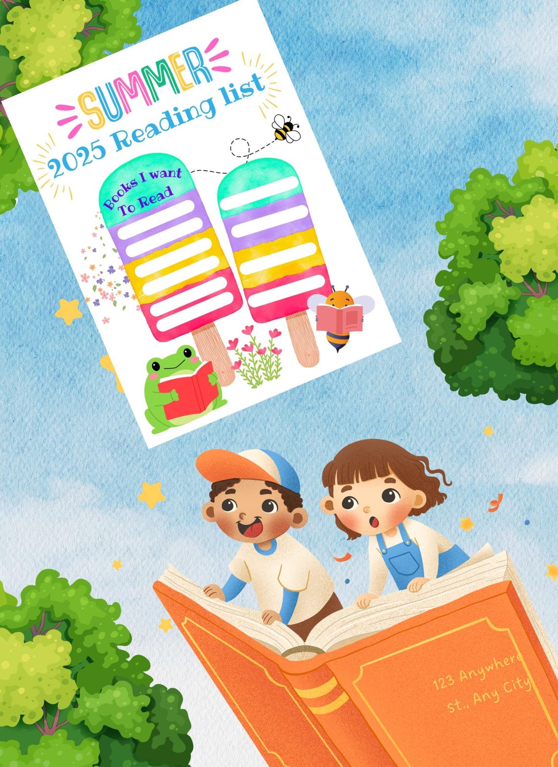 Summer Reading Goal Packet for Child’s List of Books to Read This ...