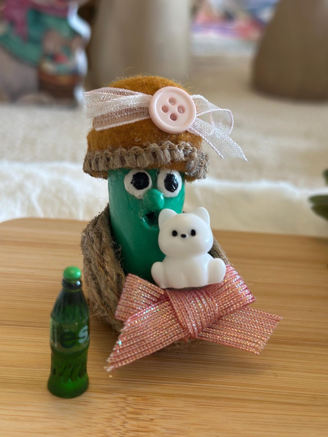 Pickle Pal Pickle Toy Pickle Figurine Miniture Pickle Toy Backpack ...